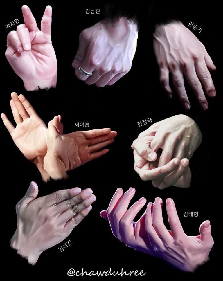 Las manos de los miembros de BTS merecen sus propios fandoms, y esta es ...